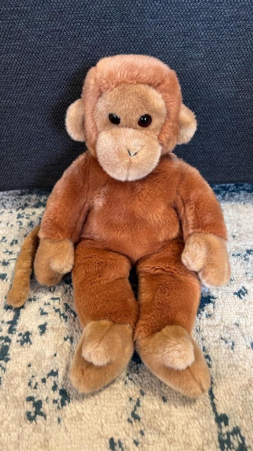 Ty Beanie Buddies Bongo the Monkey Plush Stuffed Animal Toy 14 Inch ...