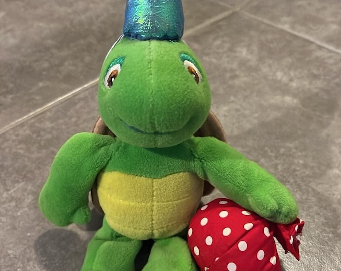 Vintage Franklin the Turtle Plush Toy Birthday 7 - Etsy