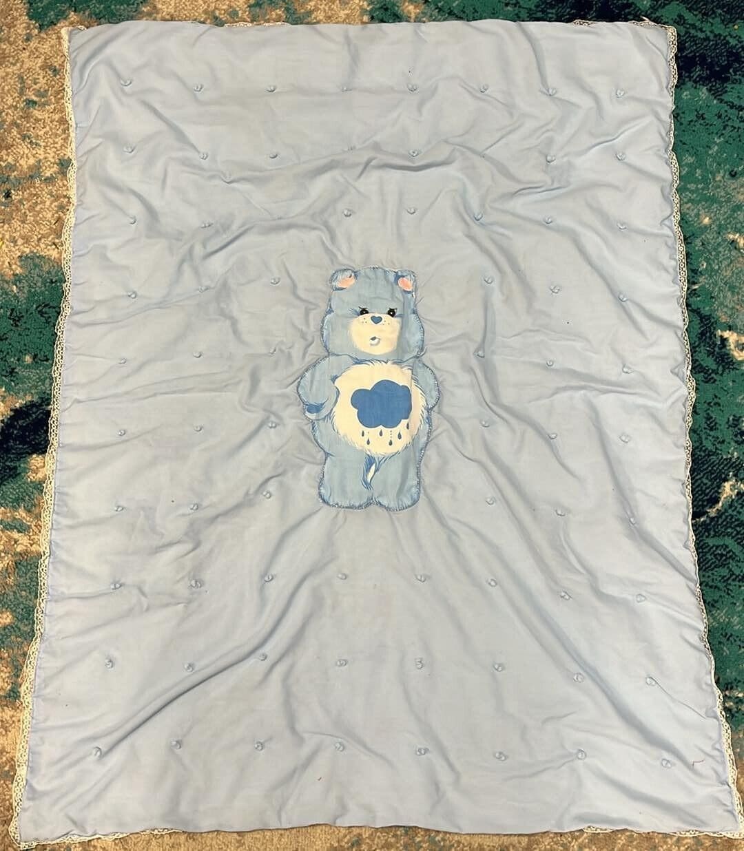 Vintage the Care Bears Grumpy Bear Baby Blanket Quilt - Etsy