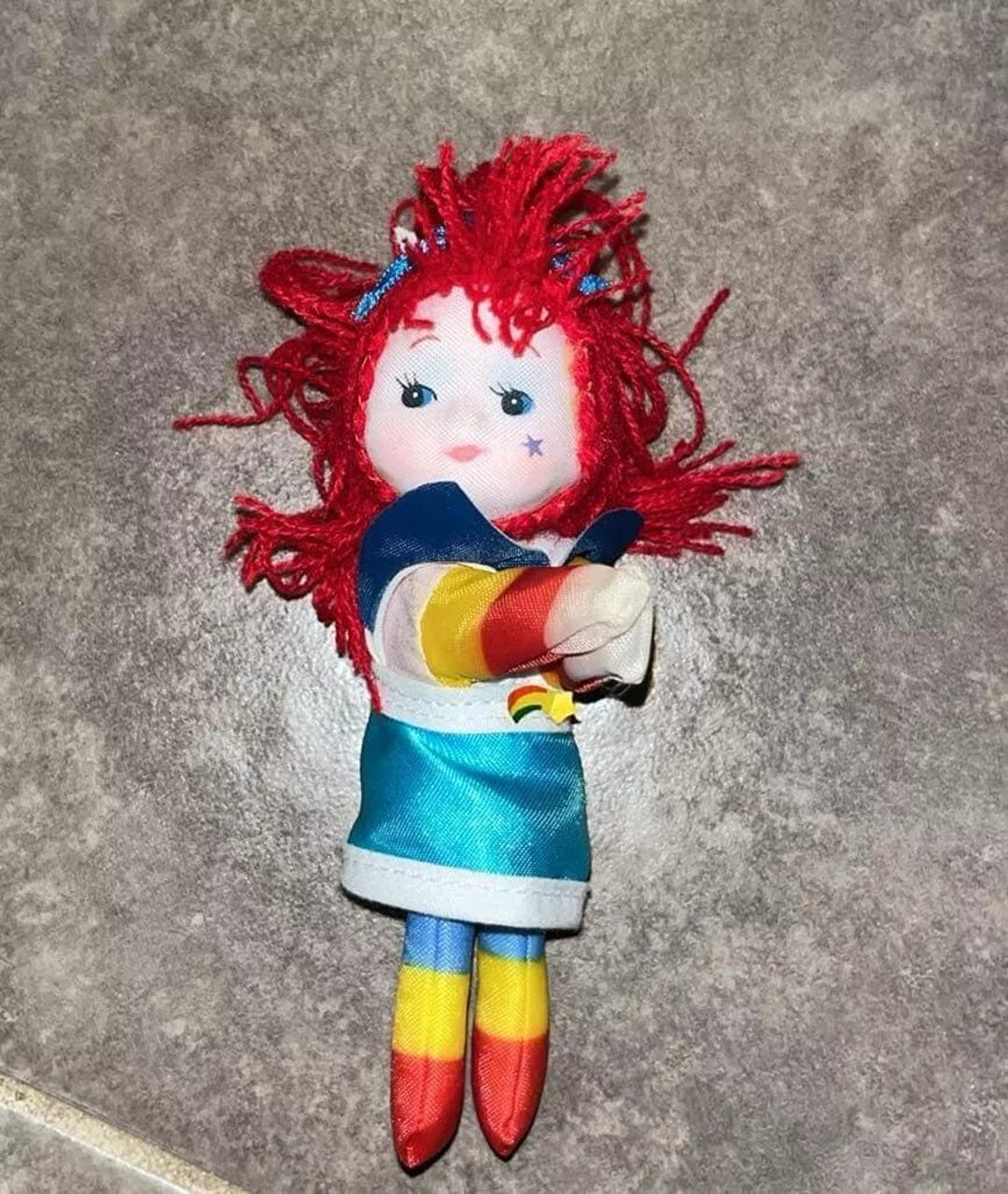 Vintage Rainbow Brite Doll Figure Toy Pencil Curtain Clipper Hugger ...