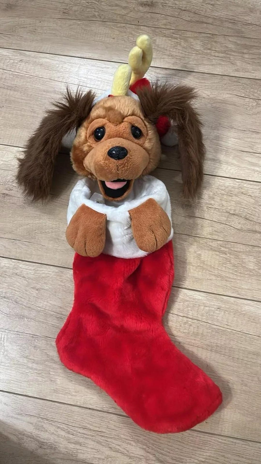 1998 the Grinch Who Stole Christmas Max Dog Stocking Hanger READ - Etsy