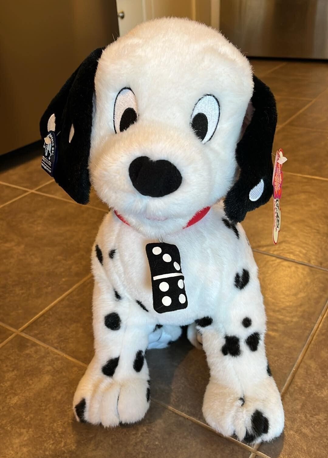 Vintage Applause 102 Dalmatians Dog Domino Plush Stuffed Animal Toy ...