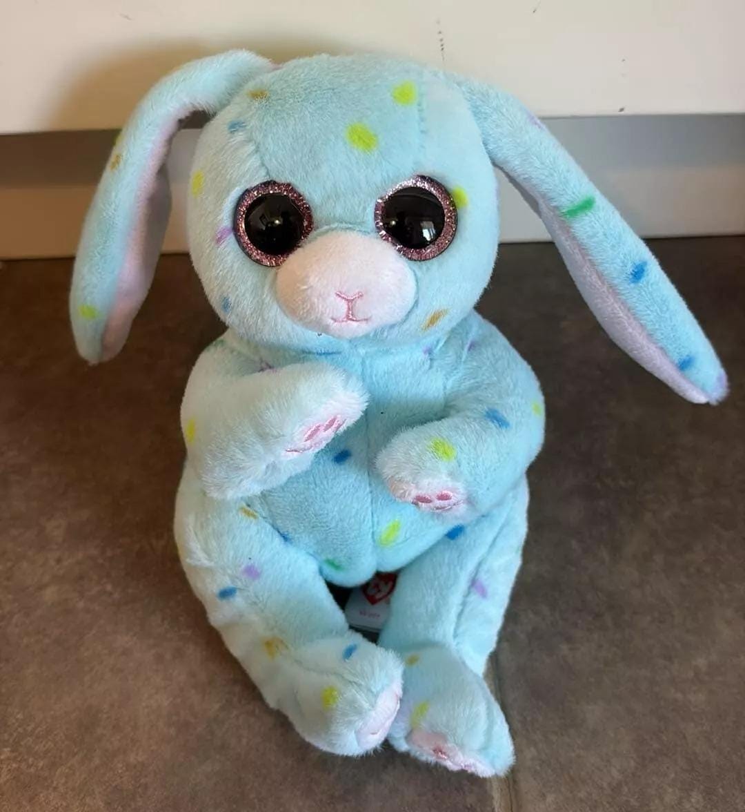 Ty Beanie Bellies SKIPPY the Blue Easter Bunny Rabbit 6" Size - Etsy
