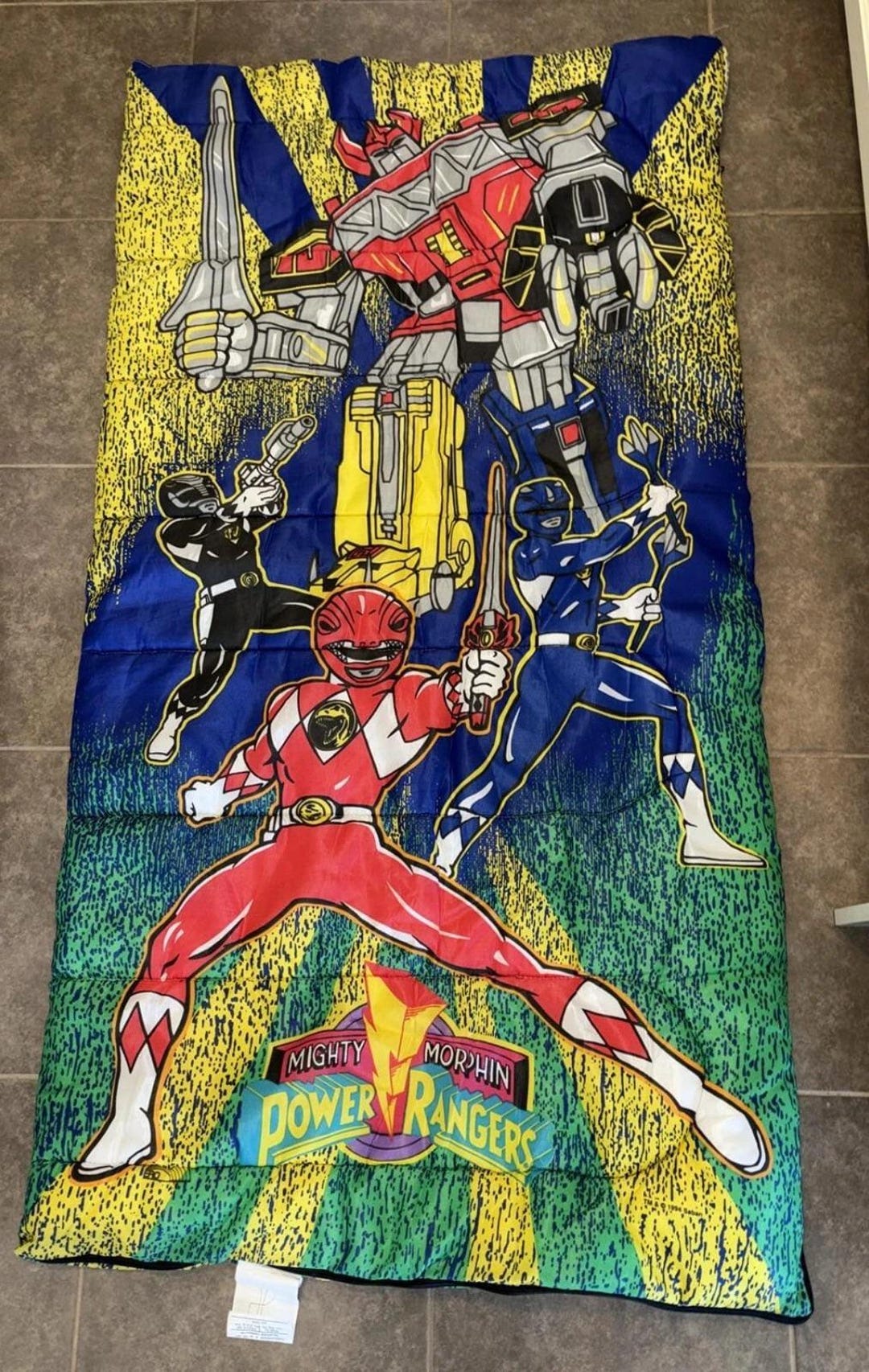 Vintage 1994 Mighty Morphin Power Rangers Sleeping Bag Saban - Etsy