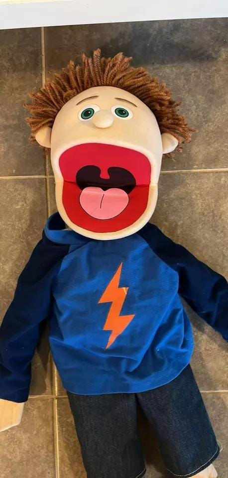 Silly Puppets Tommy Boy Full Body Ventriloquist Style Education 25 - Etsy