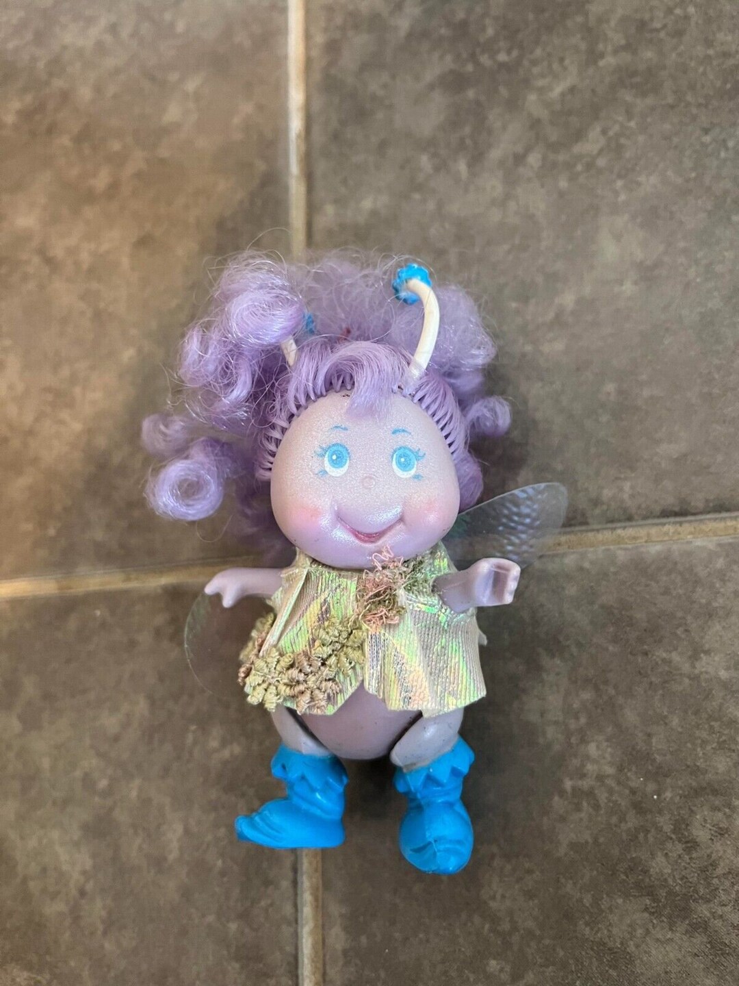 Vintage 1985 Blinkins Twinkle Bug Doll Purple Courageous LJN Toys 3 1/4 ...