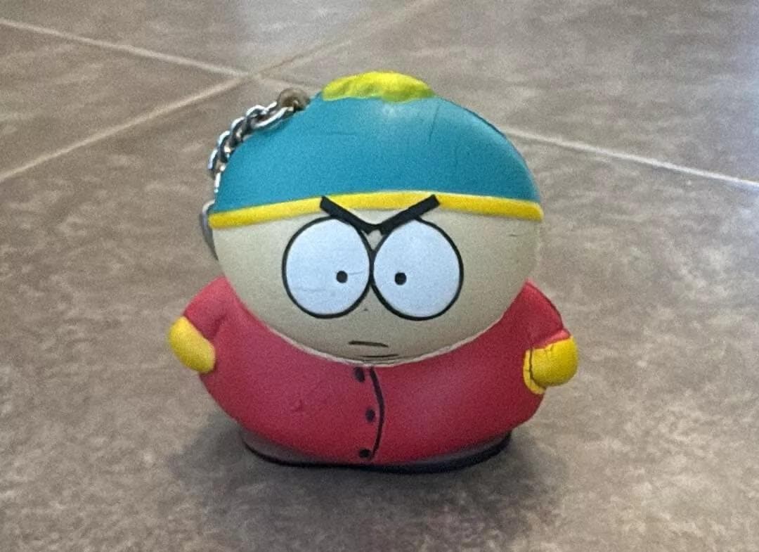 South Park 1998 Vintage Squeezies Cartman Key Chain READ !! - Etsy