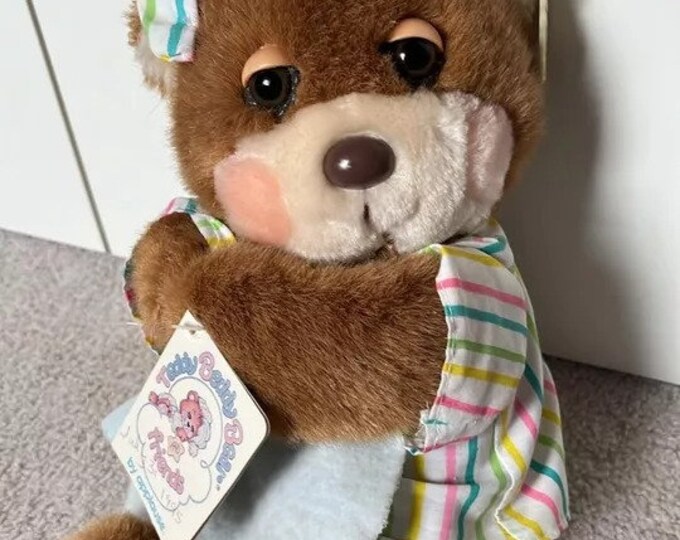 Vintage Teddy Beddy Bear by Applause Plush Stuffed Animal 12” With Tag ...
