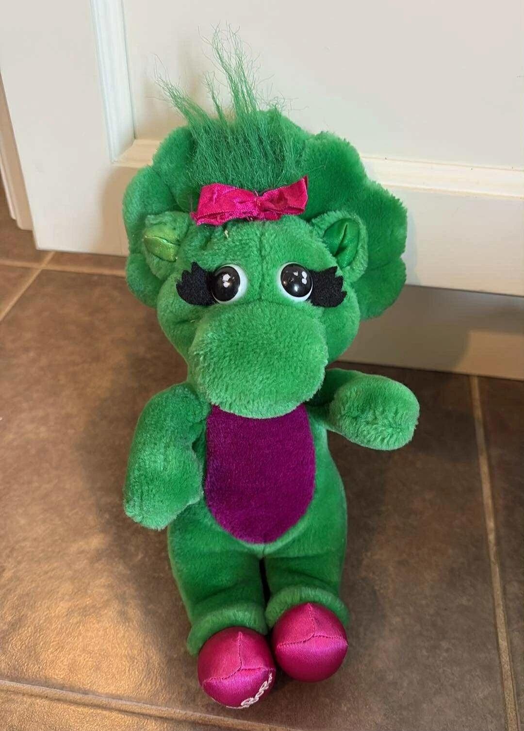 1992 Baby Bop Plush Green Dinosaur Barney & Friends 8" - Etsy