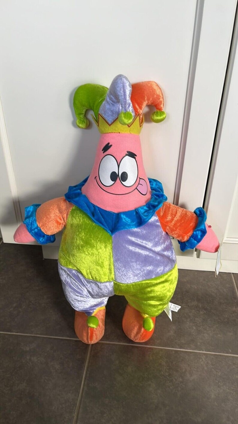 Spongebob Squarepants Patrick 10' Court Jester Plush Nanco - Etsy