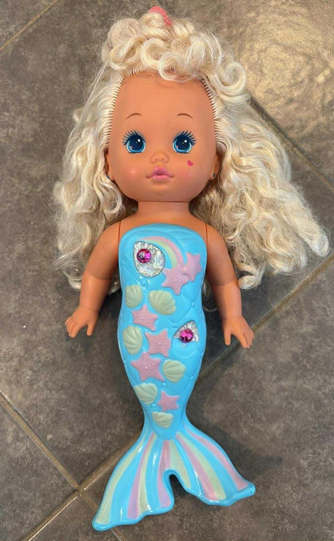 Vintage 1990 Mattel Little Lil Miss Singing Mermaid Doll NOT Working ...