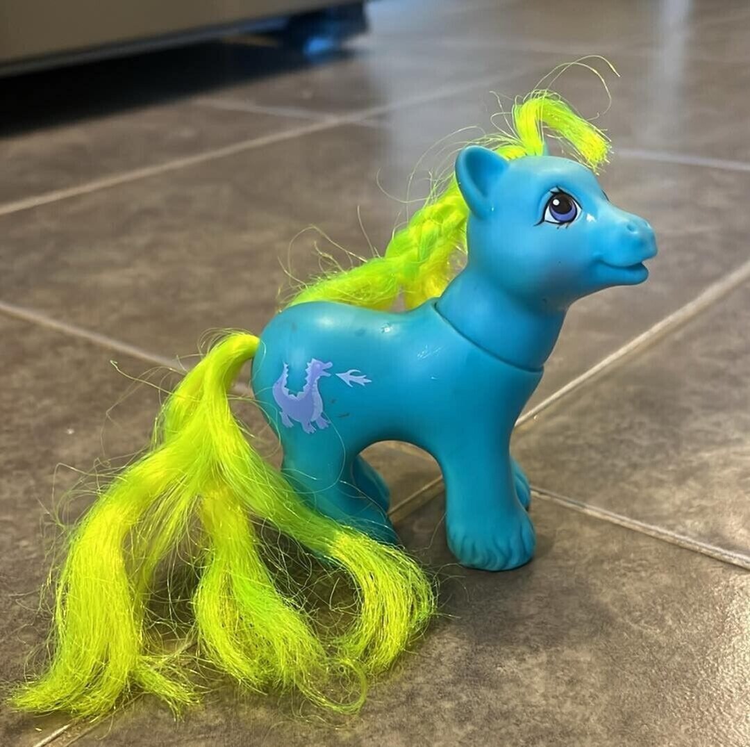 1987 My Little Pony MLP Peek-a-boo Babies Dragon BLUE - Etsy