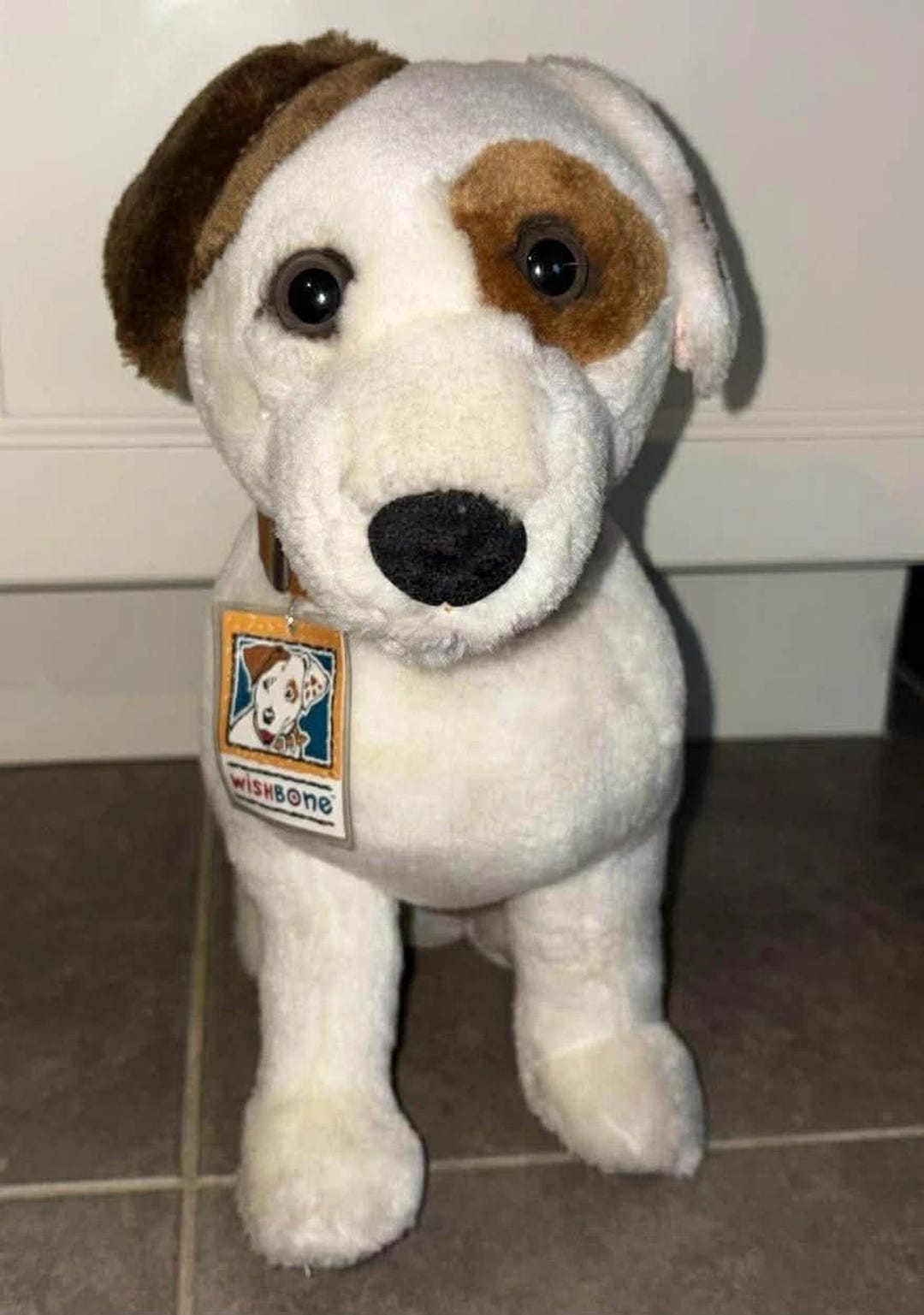 Vintage 1996 Wishbone Plush Jack Russel Terrier Stuffed Dog PBS 12 Inch ...