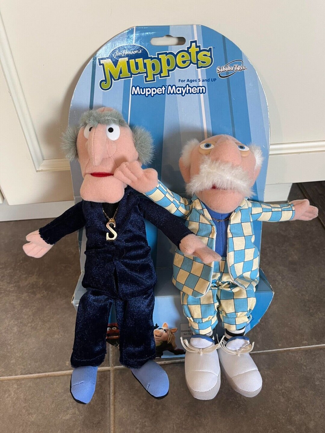 Muppets Muppet Mayhem Statler and Waldorf 8-10 Plush 2003 - Etsy