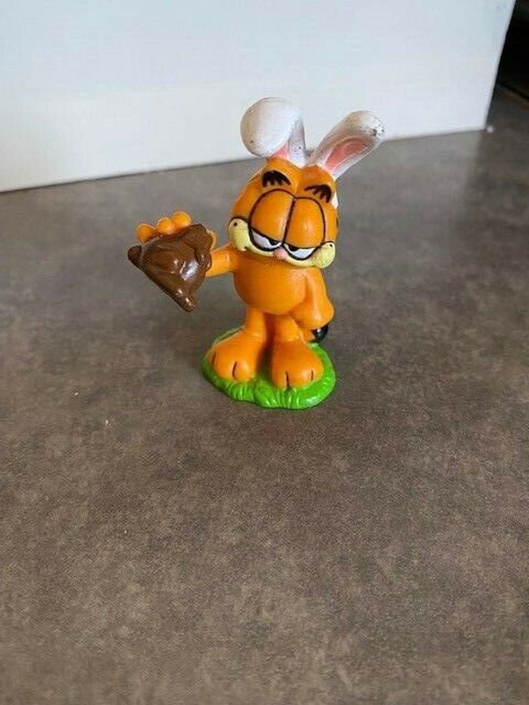 Vintage Garfield PVC Easter Bunny Figure Figurine Chocolate Bunny - Etsy