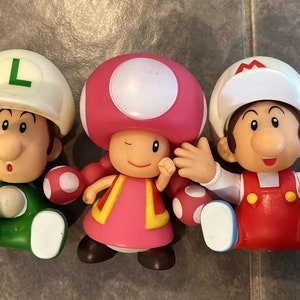 Super Mario Bros. 3 Baby Mario & Toadette and Baby Luigi - Etsy