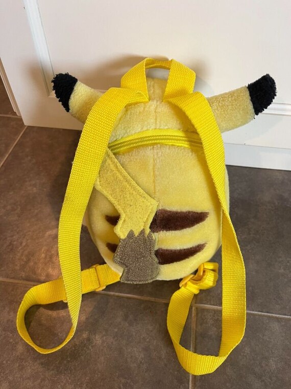 Vintage 1999 Pokémon 10" Plush Pikachu Backpack Not W… - Gem