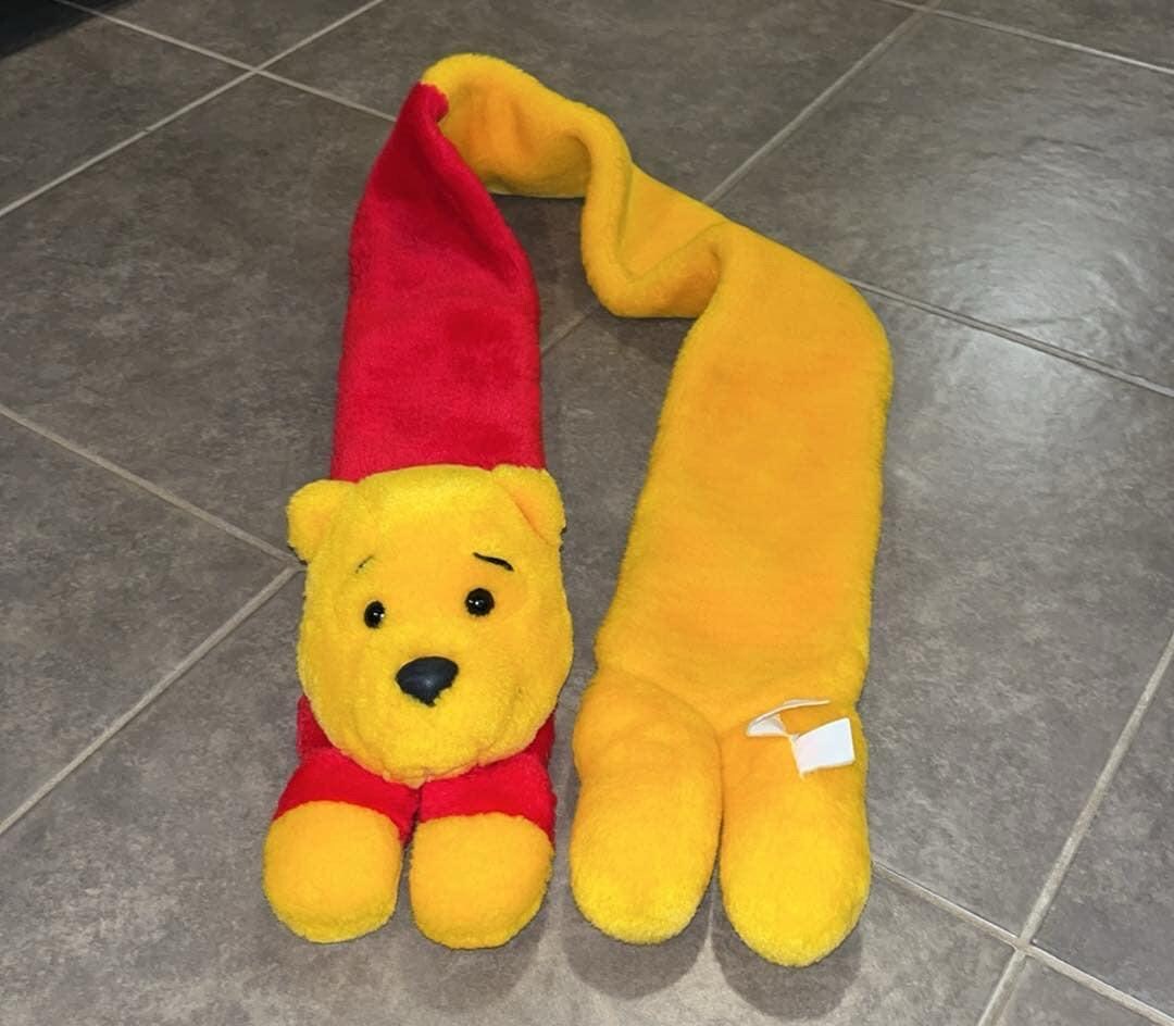 Vintage Winnie the Pooh Scarf Neck Warmer - Etsy