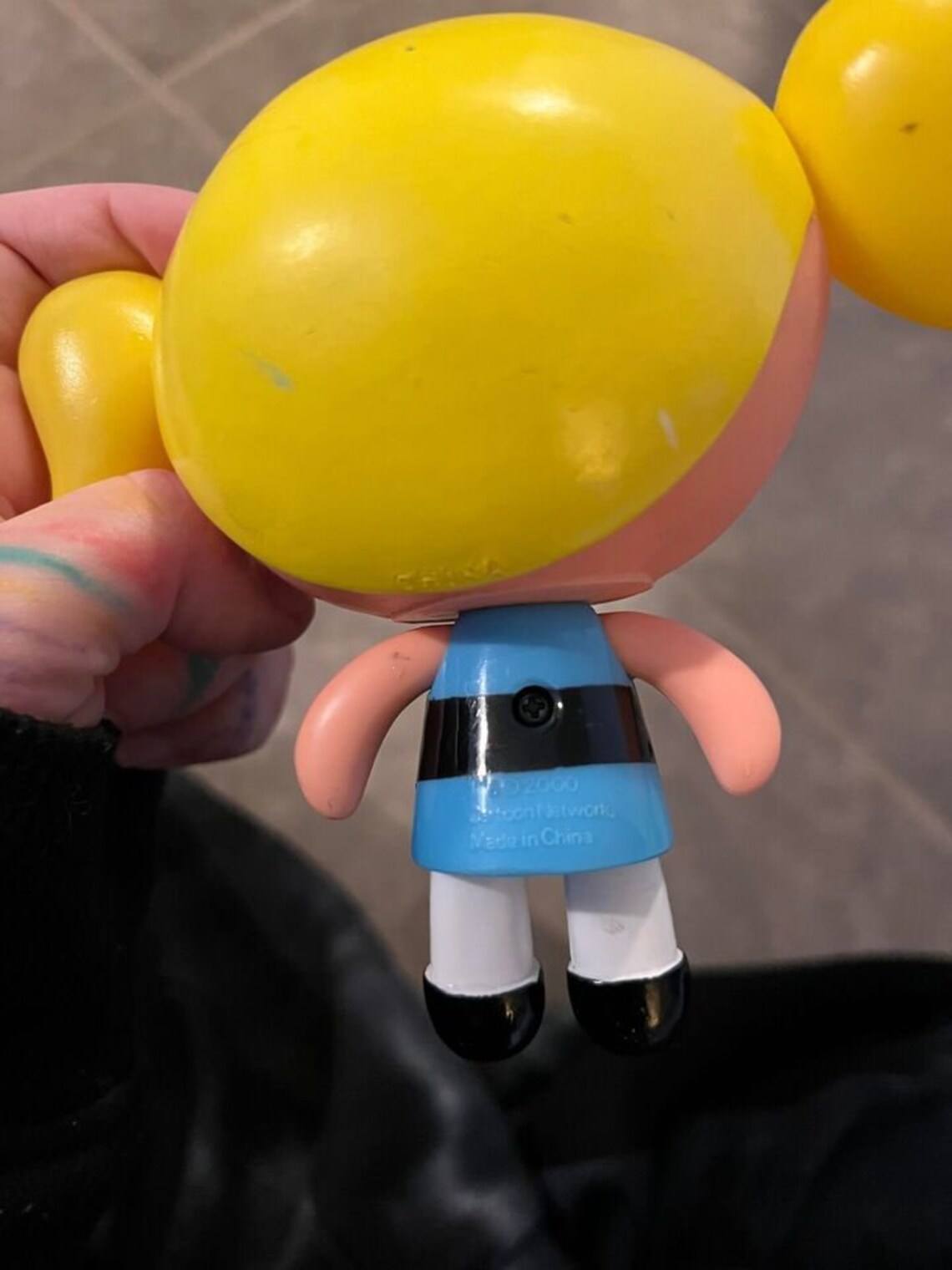 Powerpuff Girls Anime Action Figure Bubbles Cartoon Network 2000 READ ...