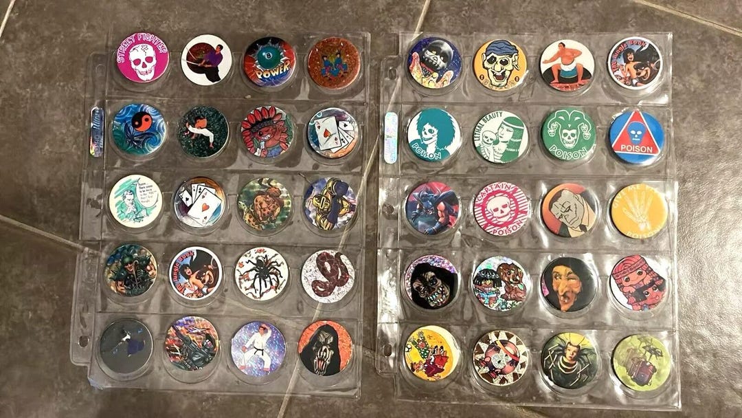 Vintage Pogs Milk Caps Collection Lot 40 Included - Etsy