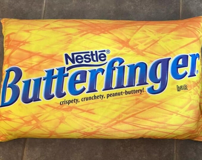 Nestle Butterfinger Candy Bar Pillow Throw Plush - Etsy