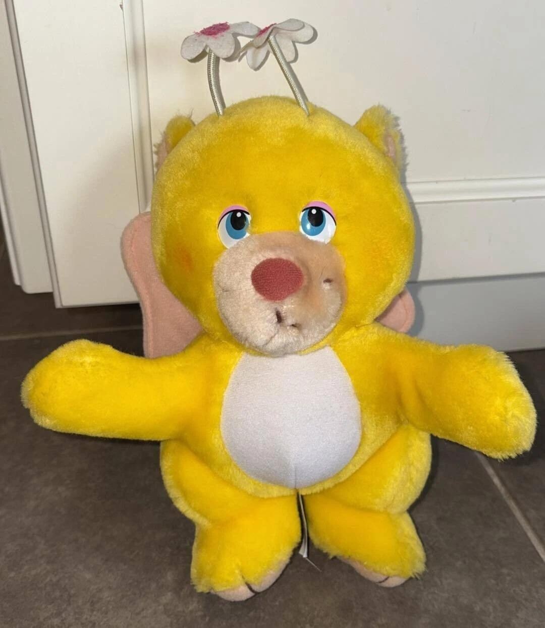 Vintage 1985 Hasbro Disney Wuzzles 9" Butterbear Plush Doll Butter Bear ...