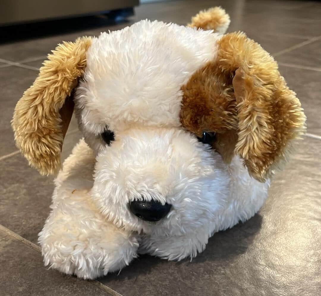 2001 TY Classic Plush Scraps the Dog Beanie Buddies 16" Stuffed Animal ...