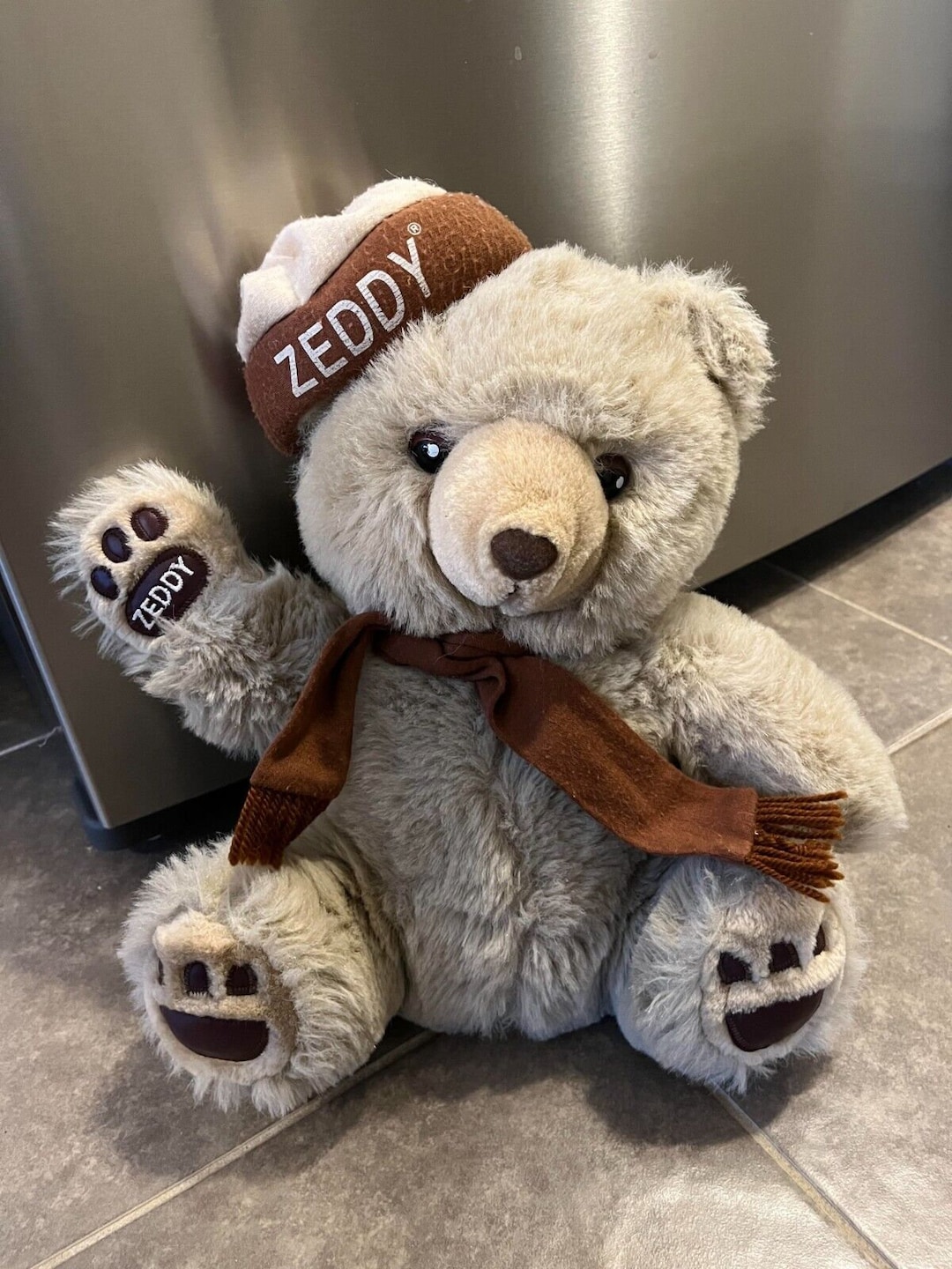 Vintage Zellers Zeddy Teddy Bear Mascot Promotional Plush Toy - Etsy