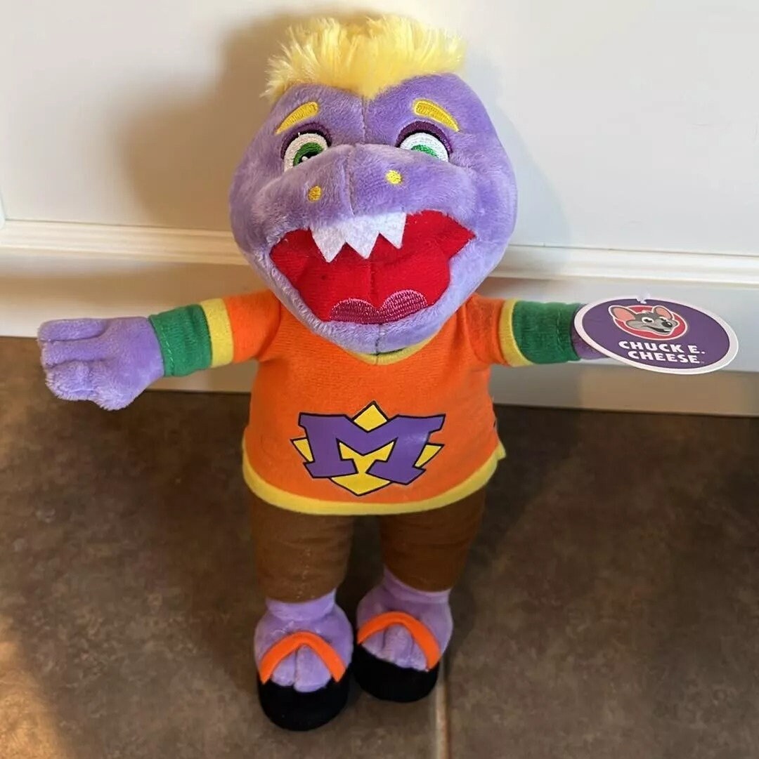Chuck E Cheese Pizza Time Mr Munch 10 Plush Monster Doll Toy Stuffed ...