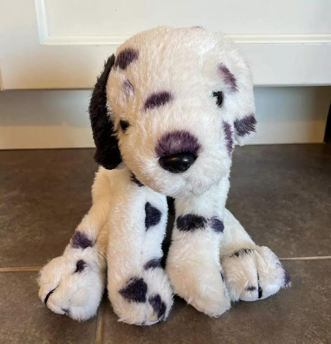 Ty Classic Ace Dalmatian Dog Plush Black White 11 Spotted Puppy 1997 ...