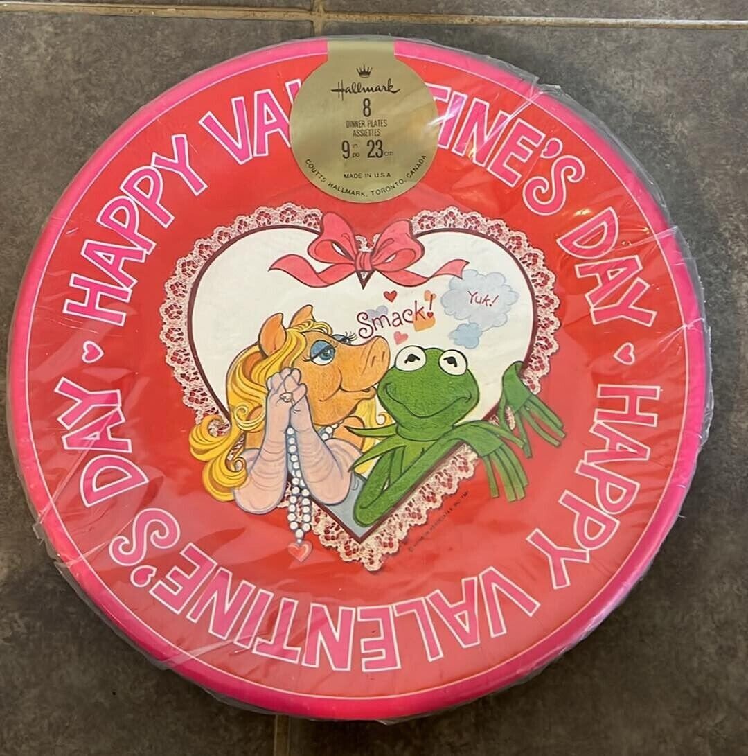 1981 Hallmark Kermit the Frog & Miss Piggy Paper Plates Set of 8 - Etsy