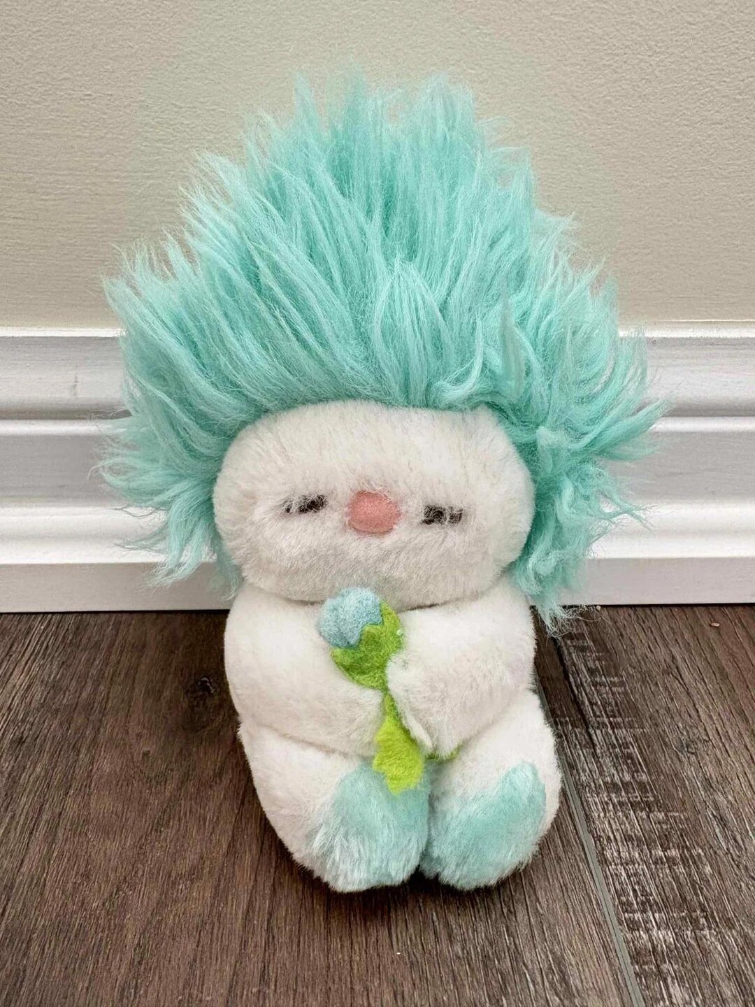 Dakin Frou Frou Nature Babies Blue Hair 1982 Plush Stuffed Animal 7" - Etsy