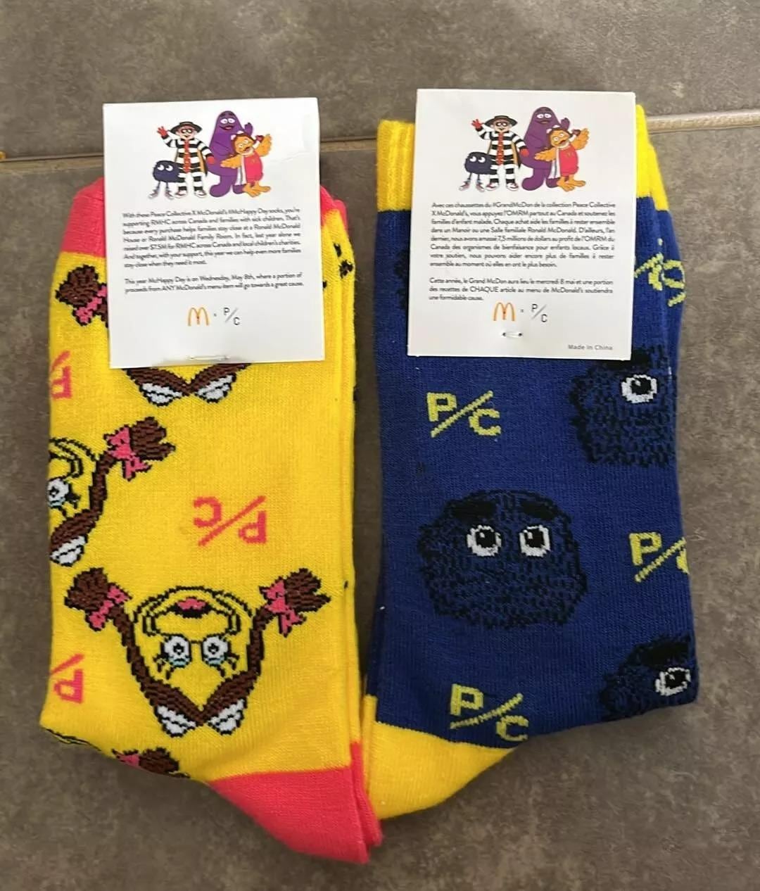 Mcdonald’s Canada Exclusive Birdie and Fry Guy Brand NEW 2 Pairs - Etsy