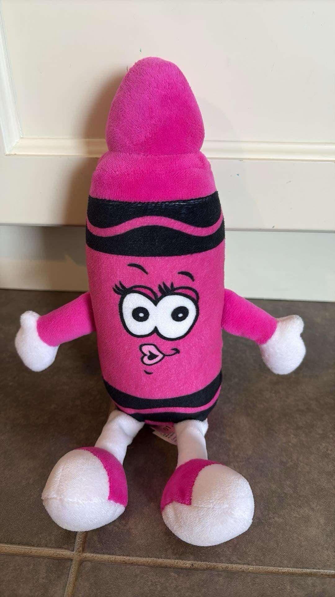 Crayola Jazzberry Jam Pink Crayon 11” Plush Stuffed Toy - Etsy