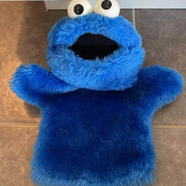 Cookie Monster Puppet - Etsy