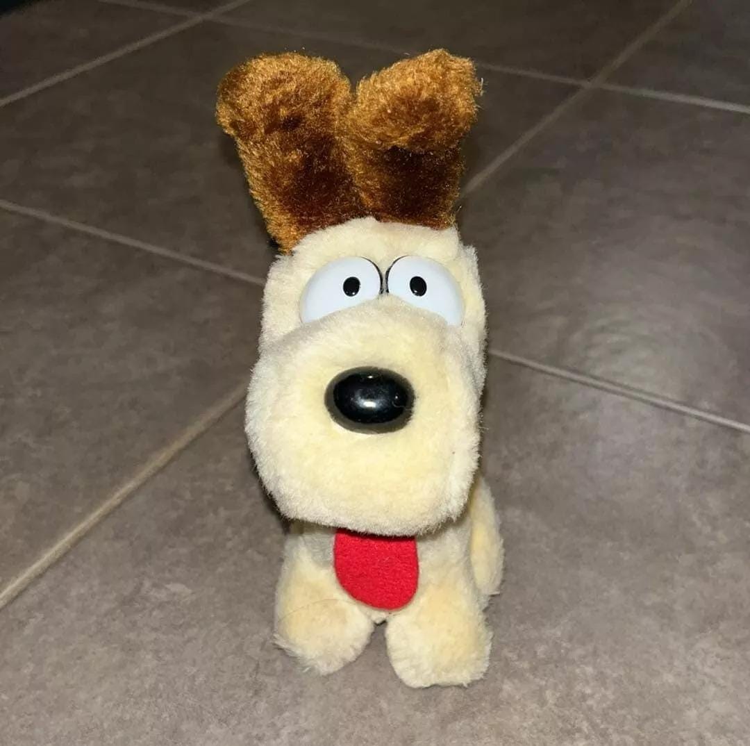 Vintage 1981 Dakin Garfield Odie Dog Plush Toy Small 5 Inch - Etsy