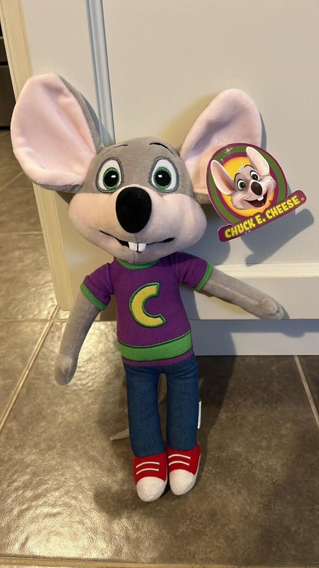 Chuck E. Cheese Pizza Mouse 12 Plush Stuffed Toy Animal - Etsy