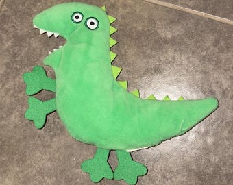 Peppa Pig Themed - Mr. Dinosaur Inspired Felt Stuffed Toy - Etsy