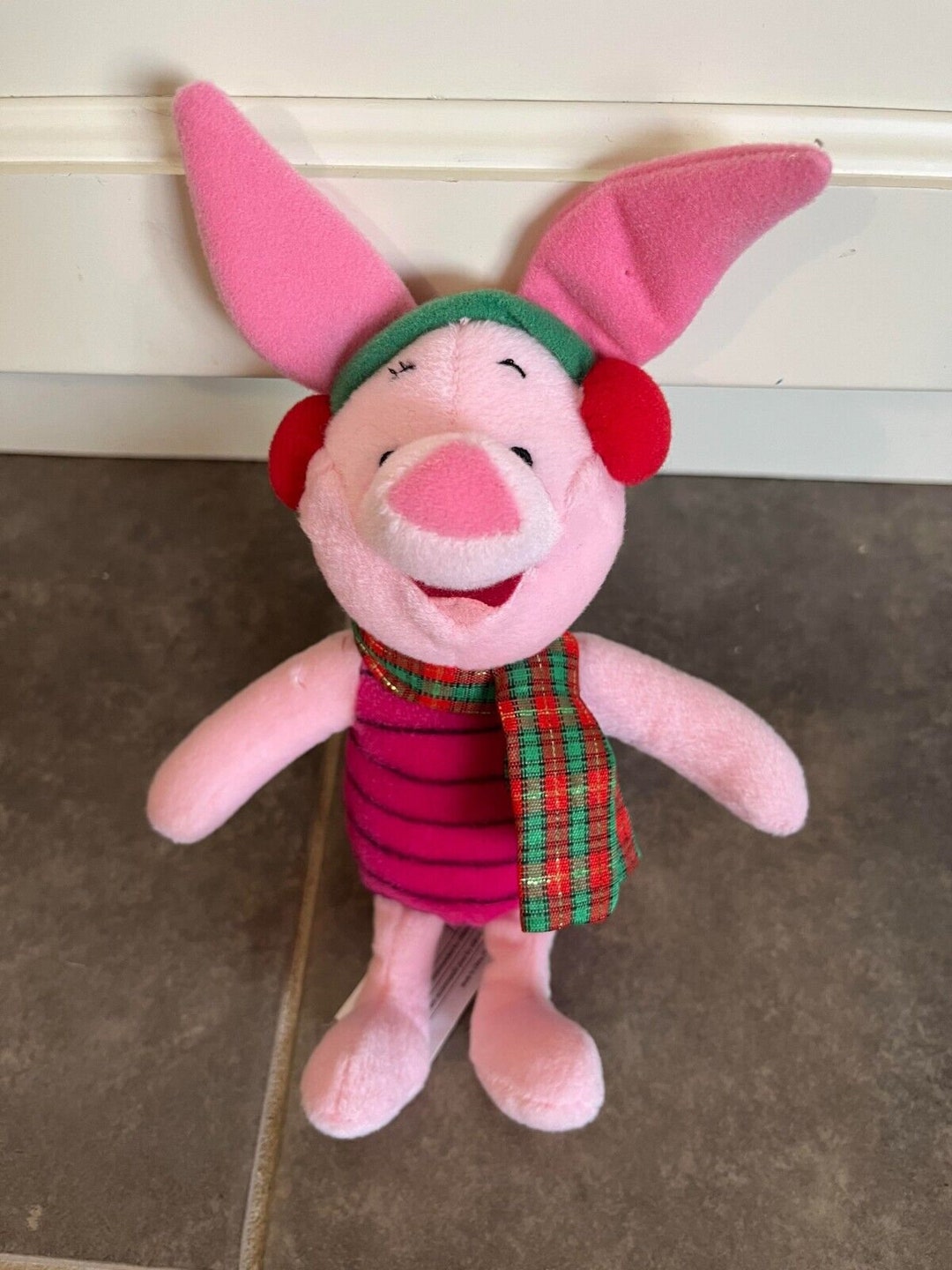 Winnie the Pooh Winter Piglet Plush Toy 7 - Etsy