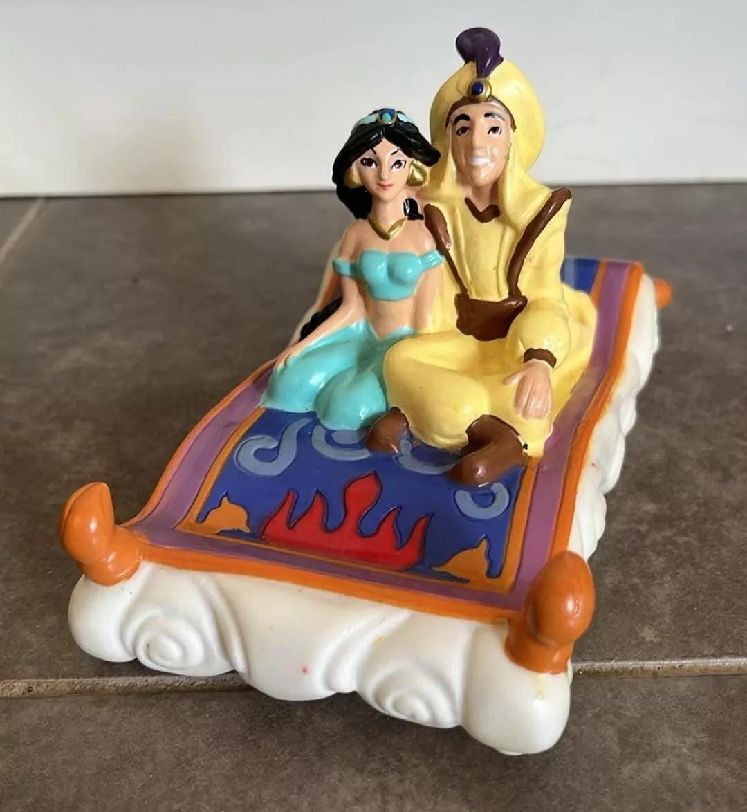 Vintage Disney Aladdin Magic Carpet Princess Jasmine Toy Figure 6 - Etsy