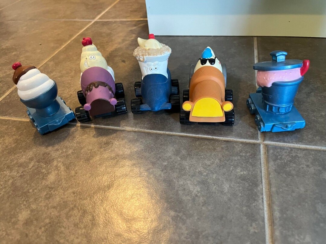 Vintage Dole Ice Cream Sundae Train Sonic Toy 5 Pieces - Etsy