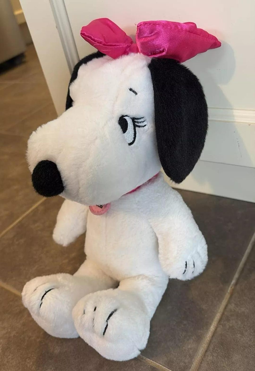 Peanuts Snoopy Sister Belle Beagle Dog 12” Plush Beach Stuffed Animal ...
