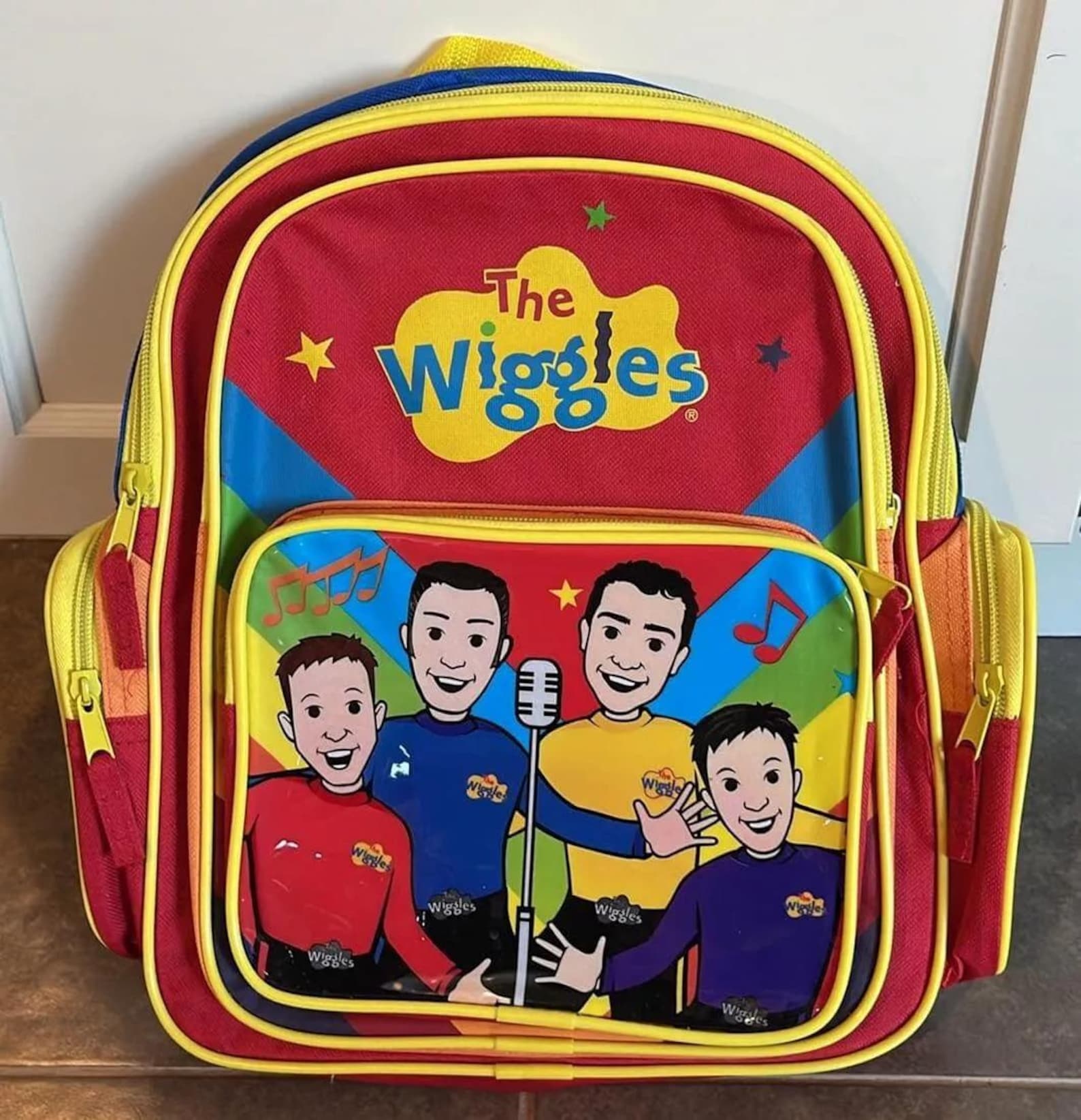 The Wiggles Backpack School Bag ABC Kids Original Wiggles - Etsy