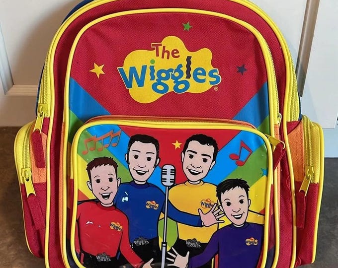 The Wiggles Backpack School Bag ABC Kids Original Wiggles - Etsy
