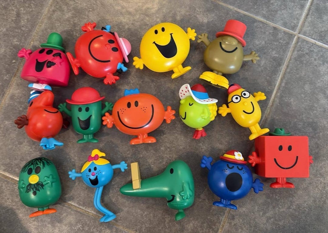 Mr Men and Little Miss Action Figure Lot 14 Included - Etsy