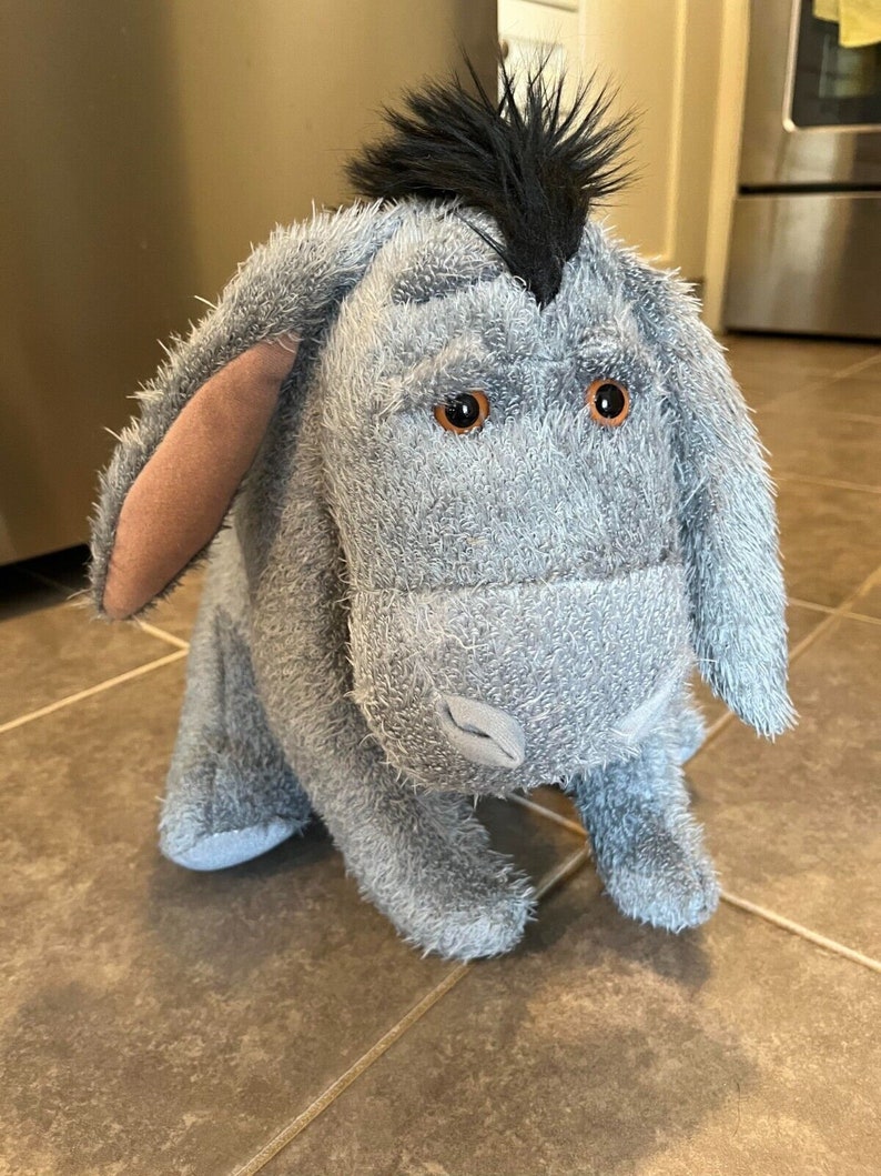 Disney Winnie the Pooh Classic Eeyore 14 Plush RARE - Etsy