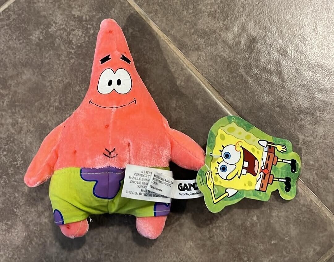 Spongebob Squarepants Patrick Plush Toy 6 - Etsy