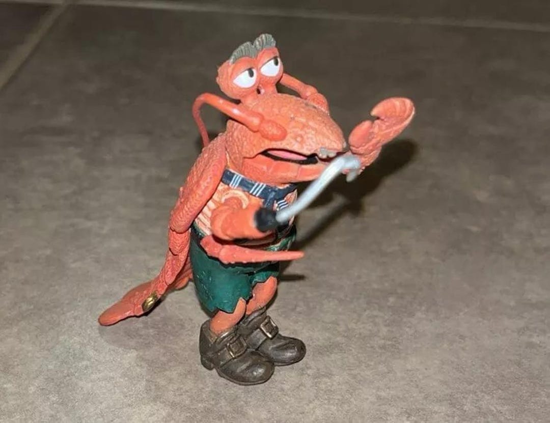 2004 the Muppet Show Polly Lobster Muppet Treasure Island Figure - Etsy