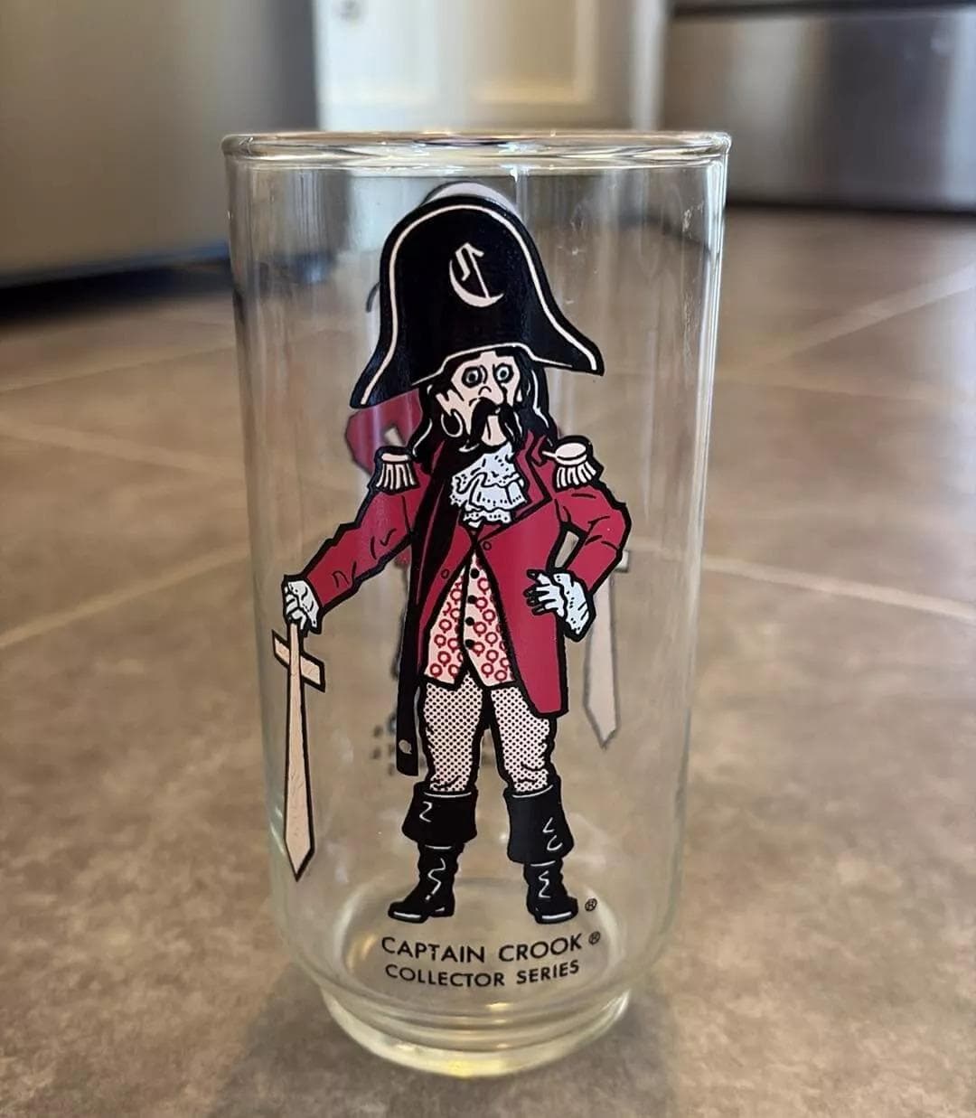 1977 Mcdonald's Collector's Edition Captain Crook Glass Cup - Etsy