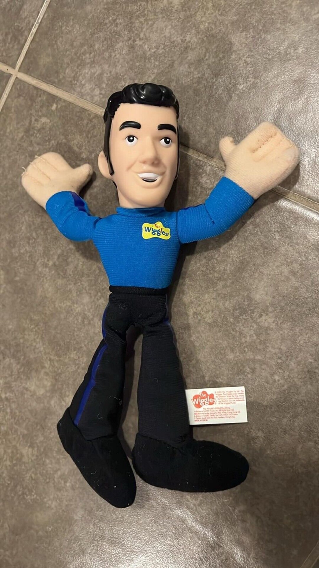 The Wiggles Plush Hard Head Anthony Play Along Blue Shirt 8 - Etsy